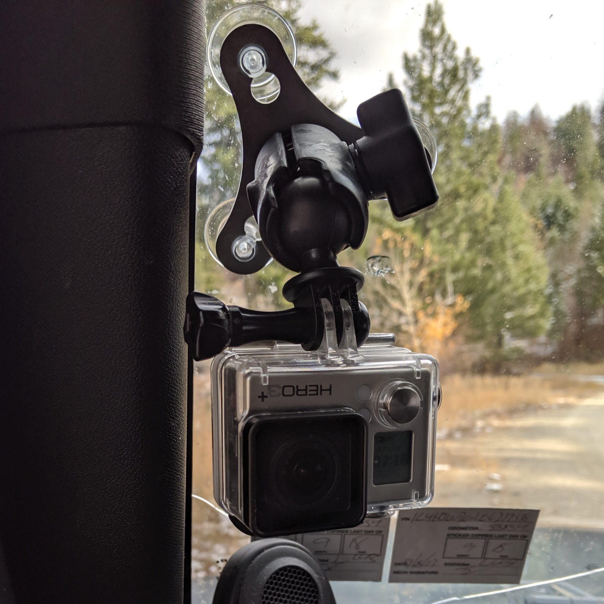 MyPilotPro Spider Swivel GoPro Windshield Mount - MyPilotPro